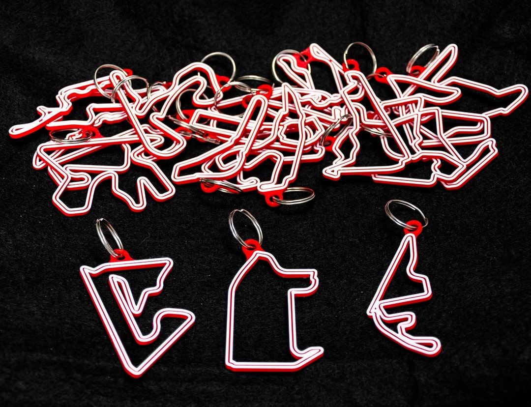 F1 Keychains 2023 Season All Tracks - Etsy