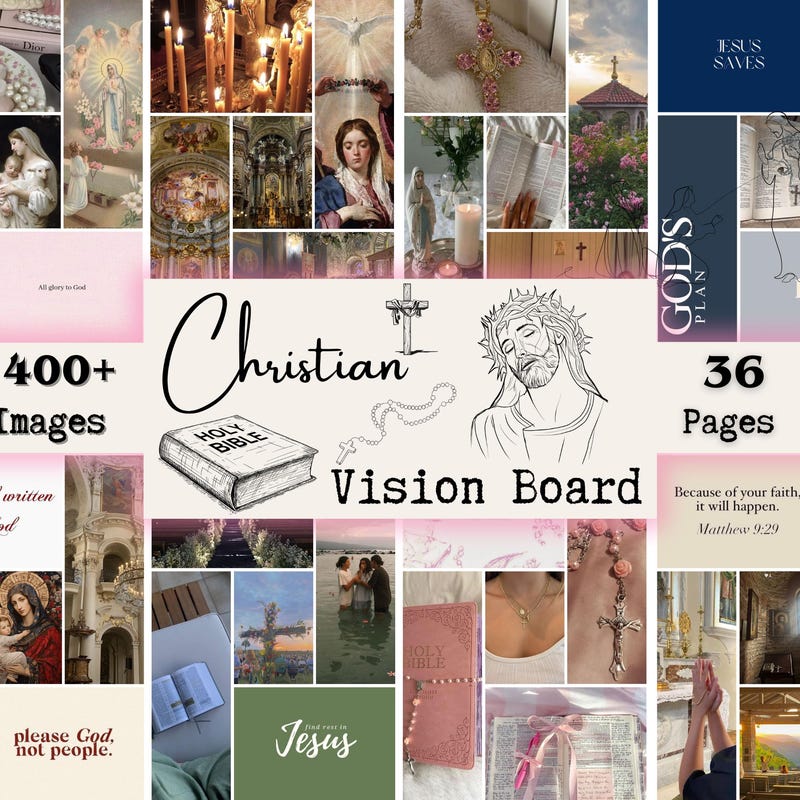 Christian Vision Board 2026 - Etsy
