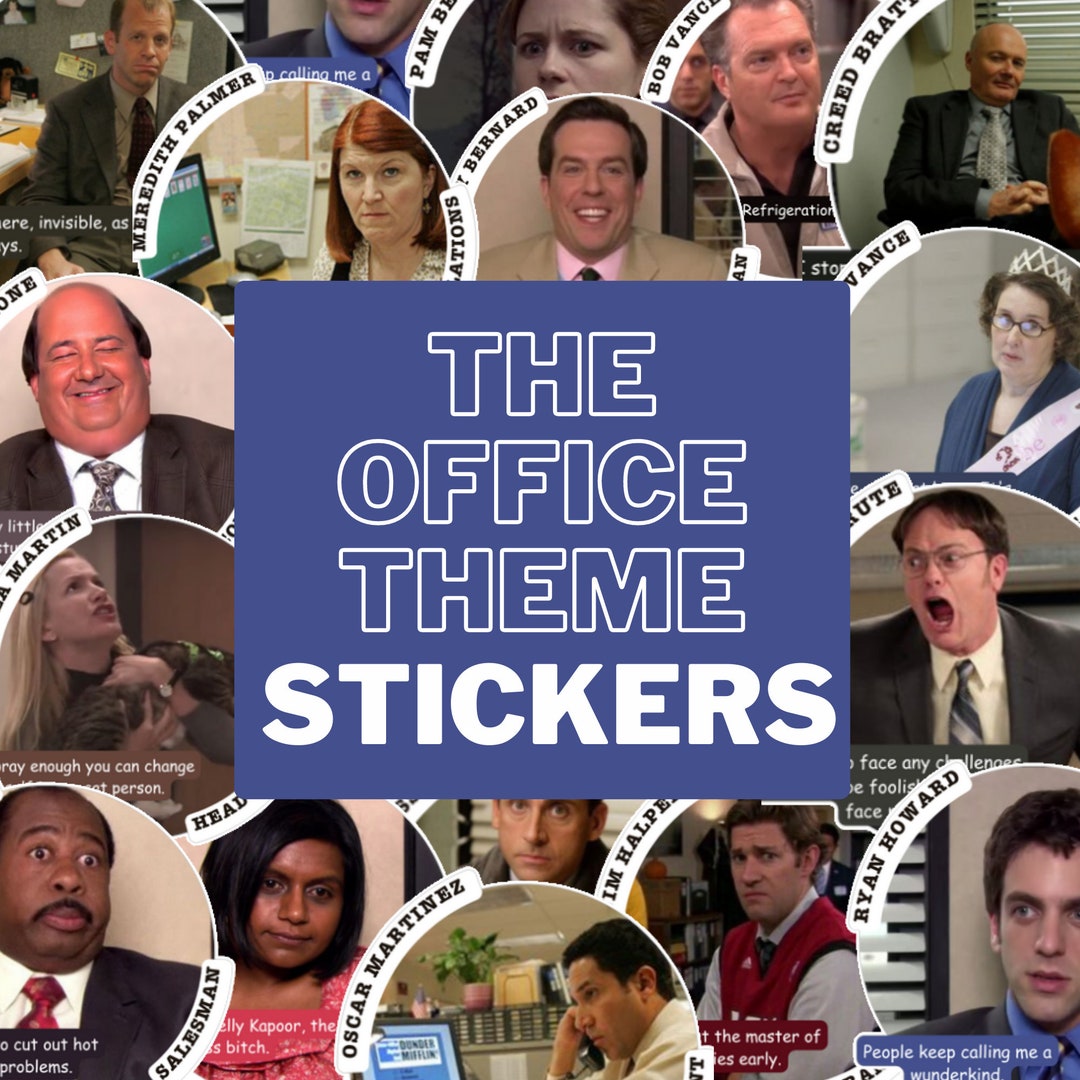 The Office Stickers Michael Scott Stickers Dwight Schrute - Etsy