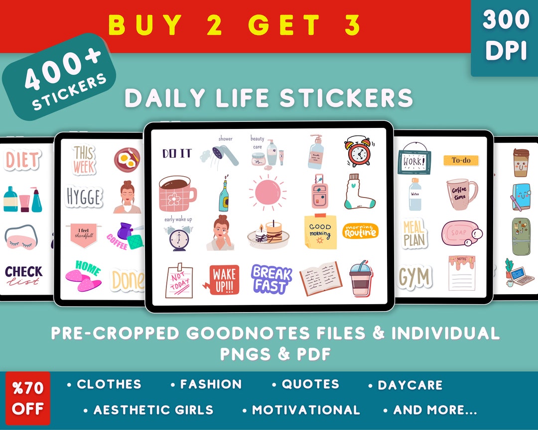 Daily Life Stickers, Everyday Stickers, Everyday Icon, Everyday Use ...