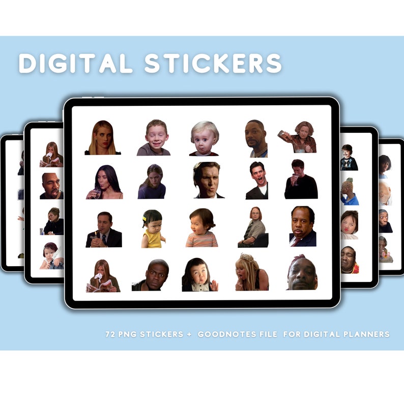 Meme Stickers, Mood Stickers, Funny Meme Sticker , Meme Stickers ...