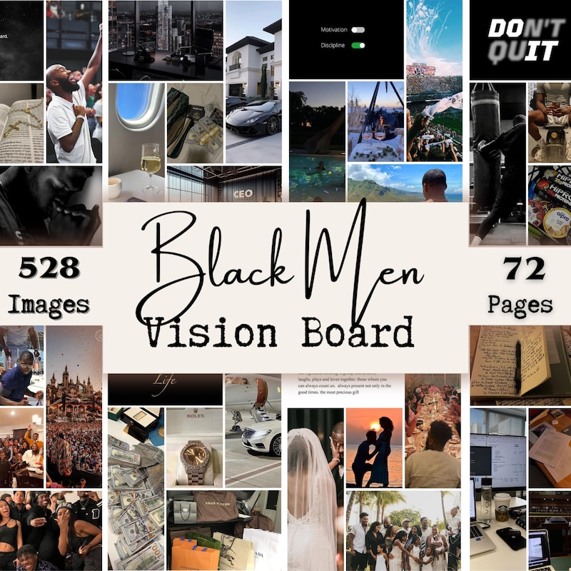 2026 Vision Board Men - Etsy
