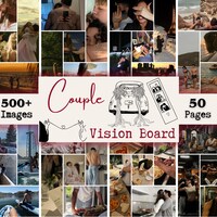 Couple Vision Board Printable Bundle Kit PDF for Love and Manifestation ...