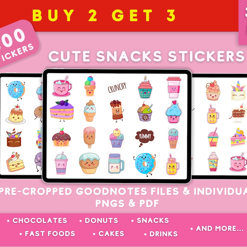 Food Stickers - Etsy