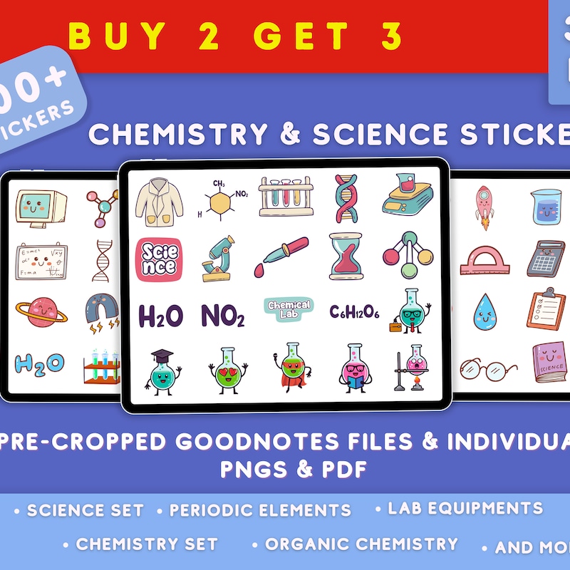 Chemistry Stickers - Etsy