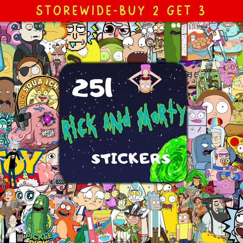 Rick and Morty Sticker - Etsy