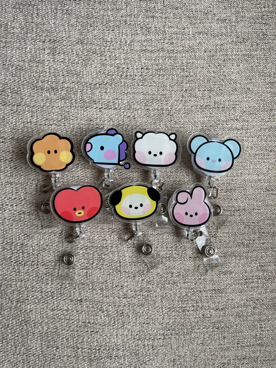 BT21 Badge Reel - Etsy