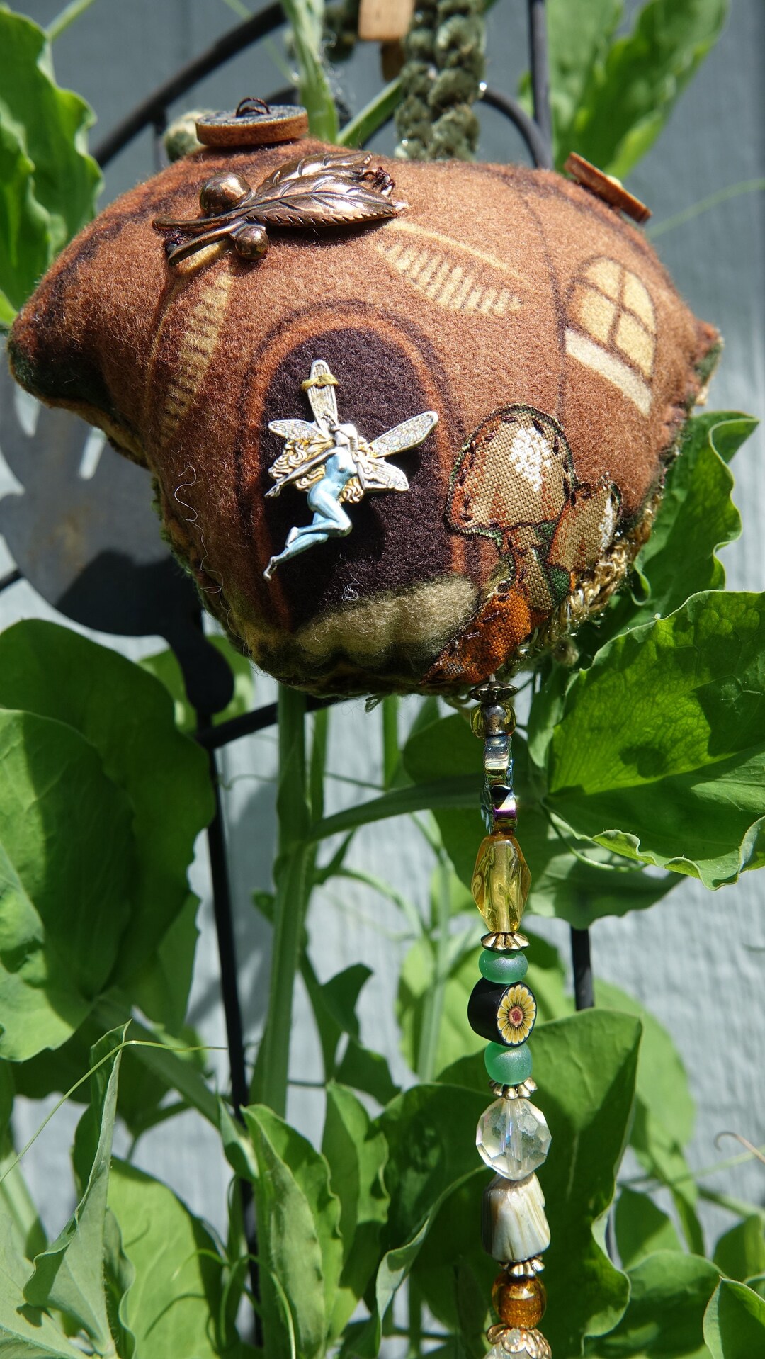 Poppet Home Protection Handmade and Handsewn Upcycled Acorn Fairy ...
