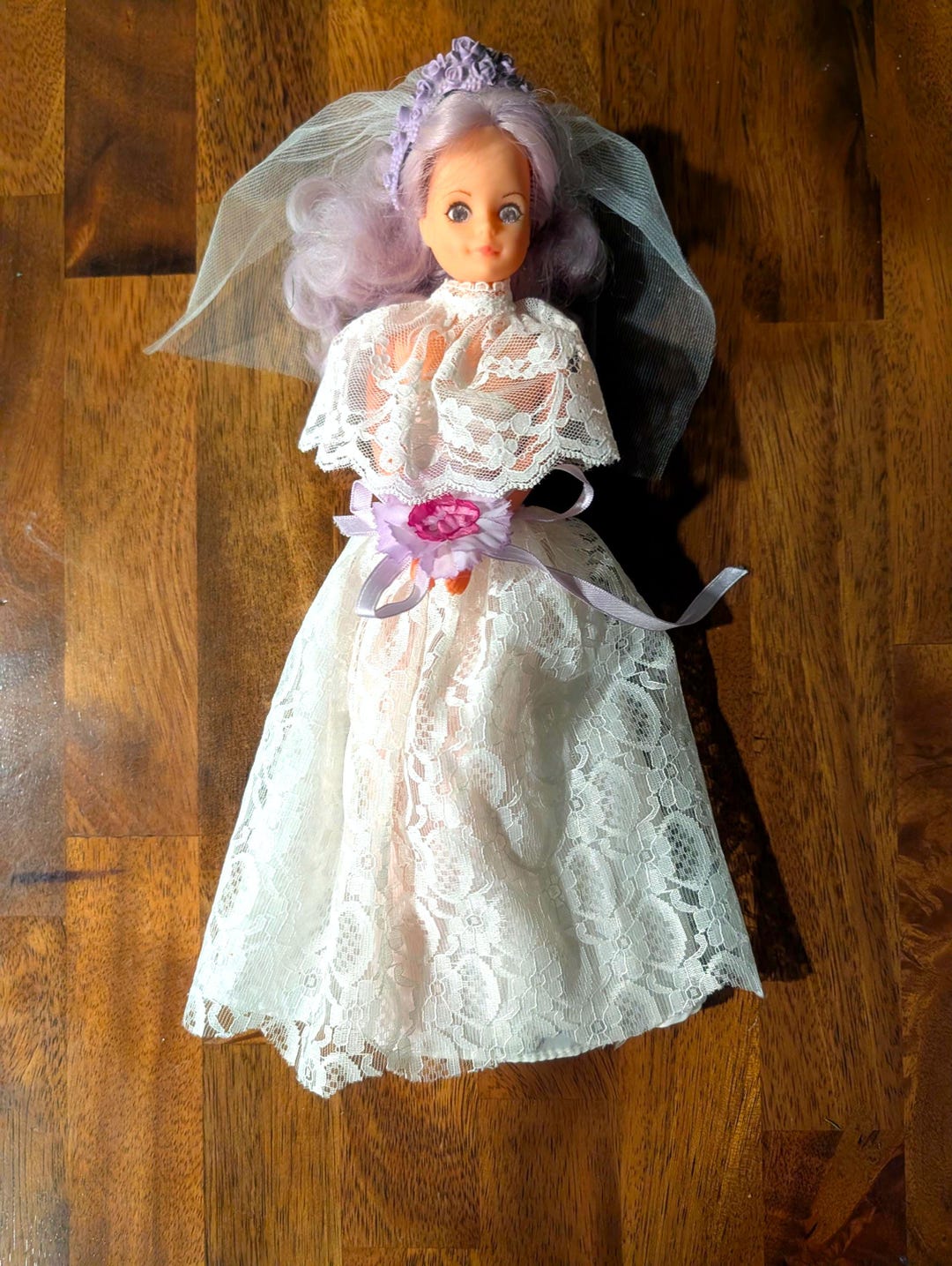 Retro Creata Wedding Doll 11.5 Inch Fashion Lisette Starry Eyed Flower ...