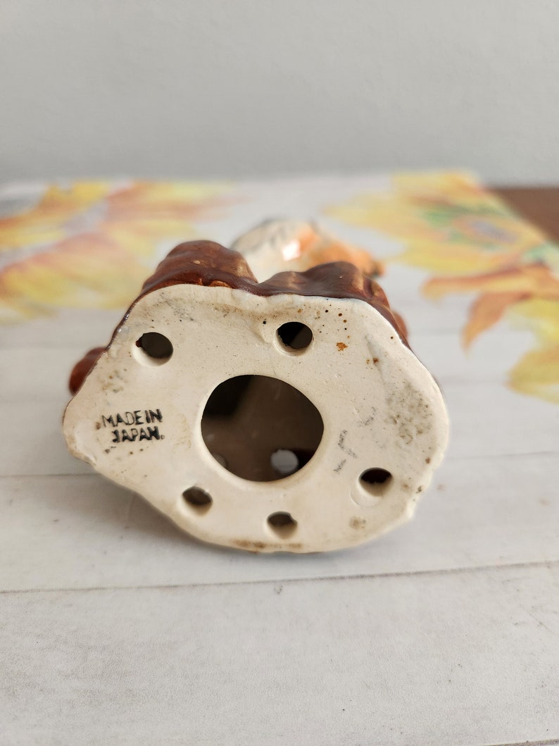 Vintage Ceramic Cockatiel Flower Frog: MCM Japan Art Pottery - Etsy