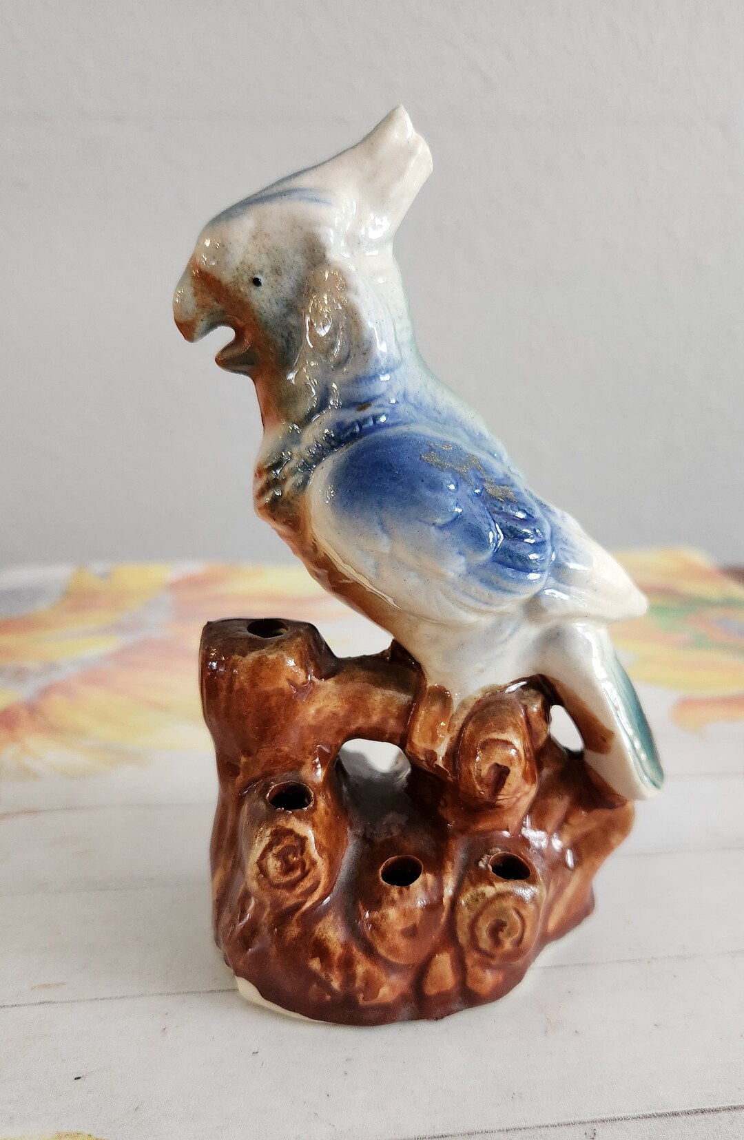 Vintage Cockatiel Ceramic Frog 50's Made in Japan on Bottom.. MCM Art ...