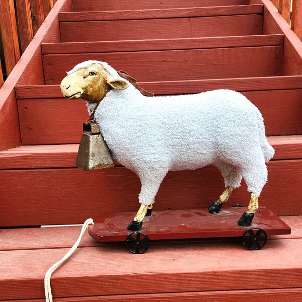 Sheep Pull Toy - Etsy