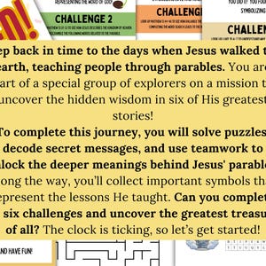 Christian Escape Room | Bible Escape Room for Kids | Christian Team ...