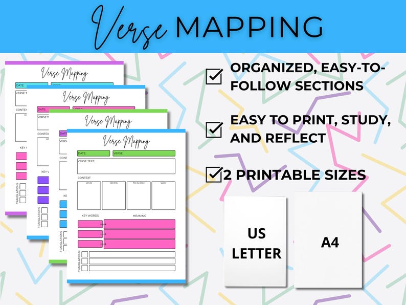 Verse Mapping | Bible Verse Mapping | Bible Study Guide | Bible Verse ...
