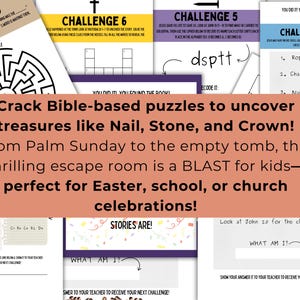 Christian Escape Room | Bible Escape Room for Kids | Christian Team ...