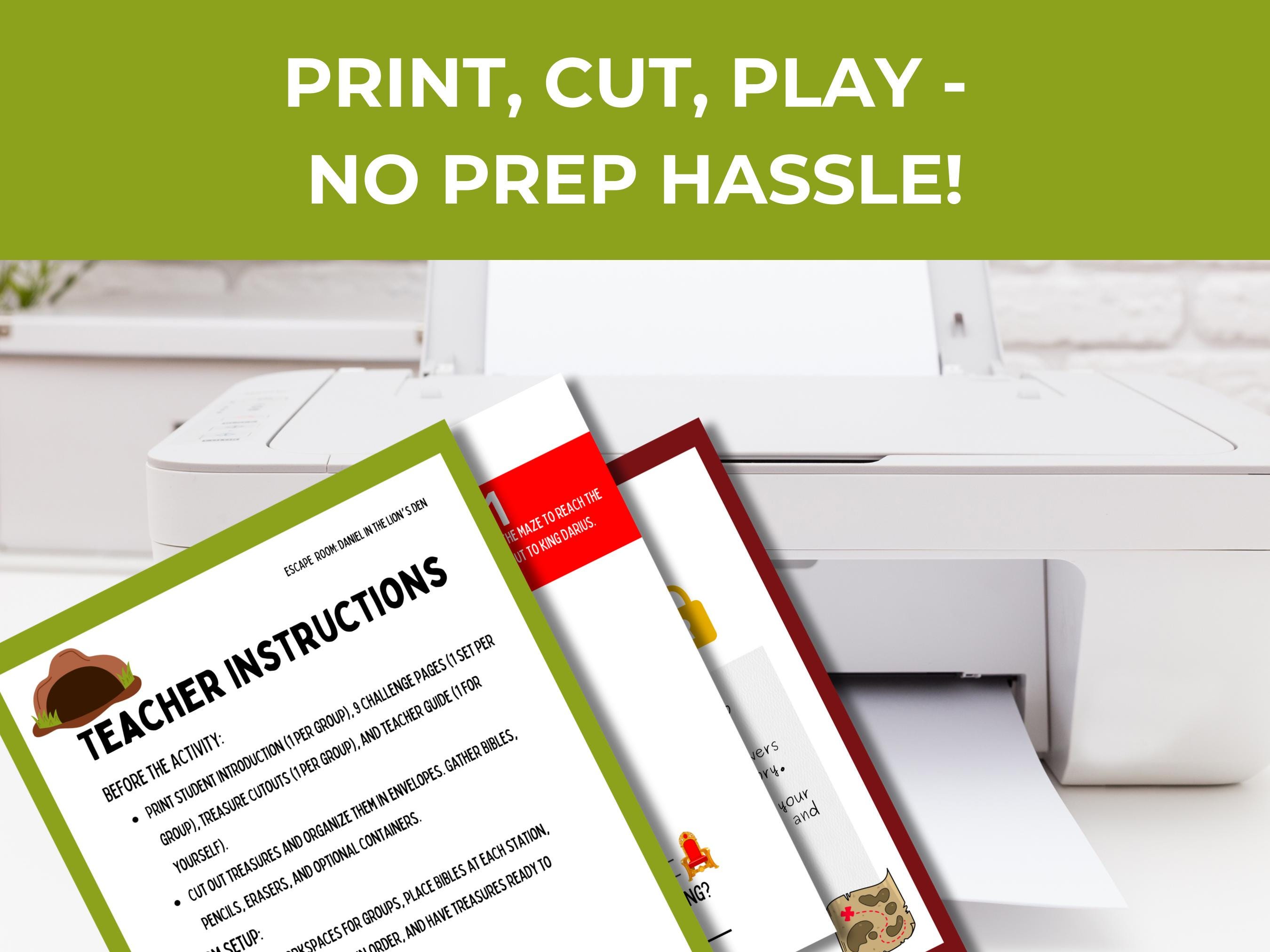 Christian Escape Room | Bible Escape Room for Kids | Christian Team ...