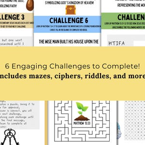 Christian Escape Room | Bible Escape Room for Kids | Christian Team ...