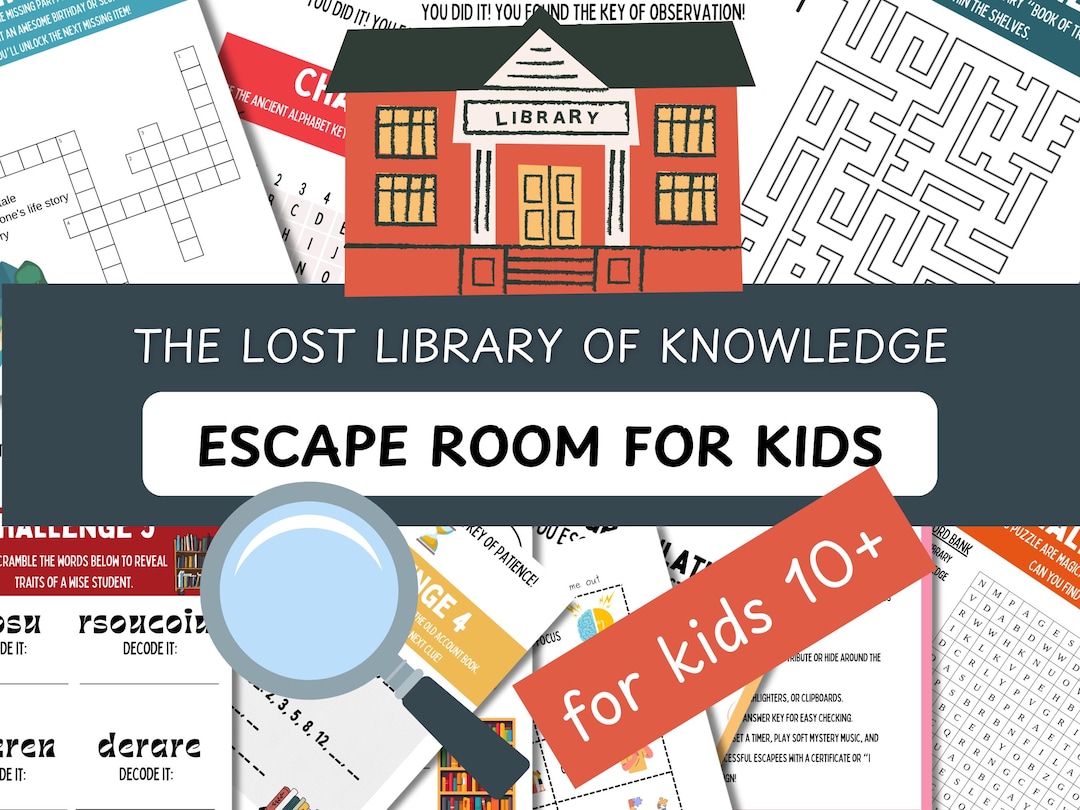 Escape Room for Kids | Printable Escape Room | Classroom Escape Room ...
