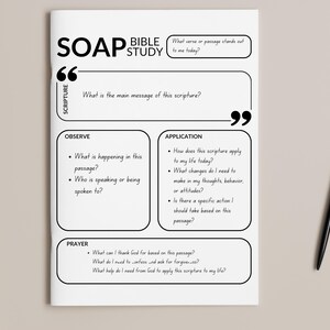 Bible Study Guide | Verse Mapping | Bible Study Template | Sermon Notes ...