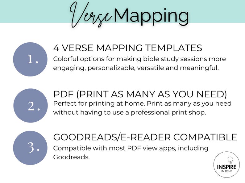Verse Mapping | Bible Verse Mapping | Bible Study Guide | Bible Study ...