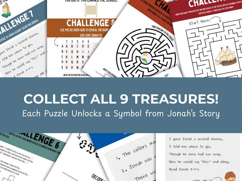 Christian Escape Room for Kids | Bible Escape Room for Kids | Christian ...