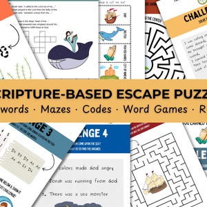 Christian Escape Room | Bible Escape Room for Kids | Christian Team ...