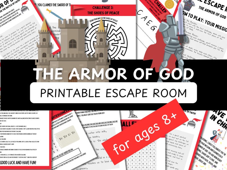 Christian Escape Room | Bible Escape Room for Kids | Christian Team ...