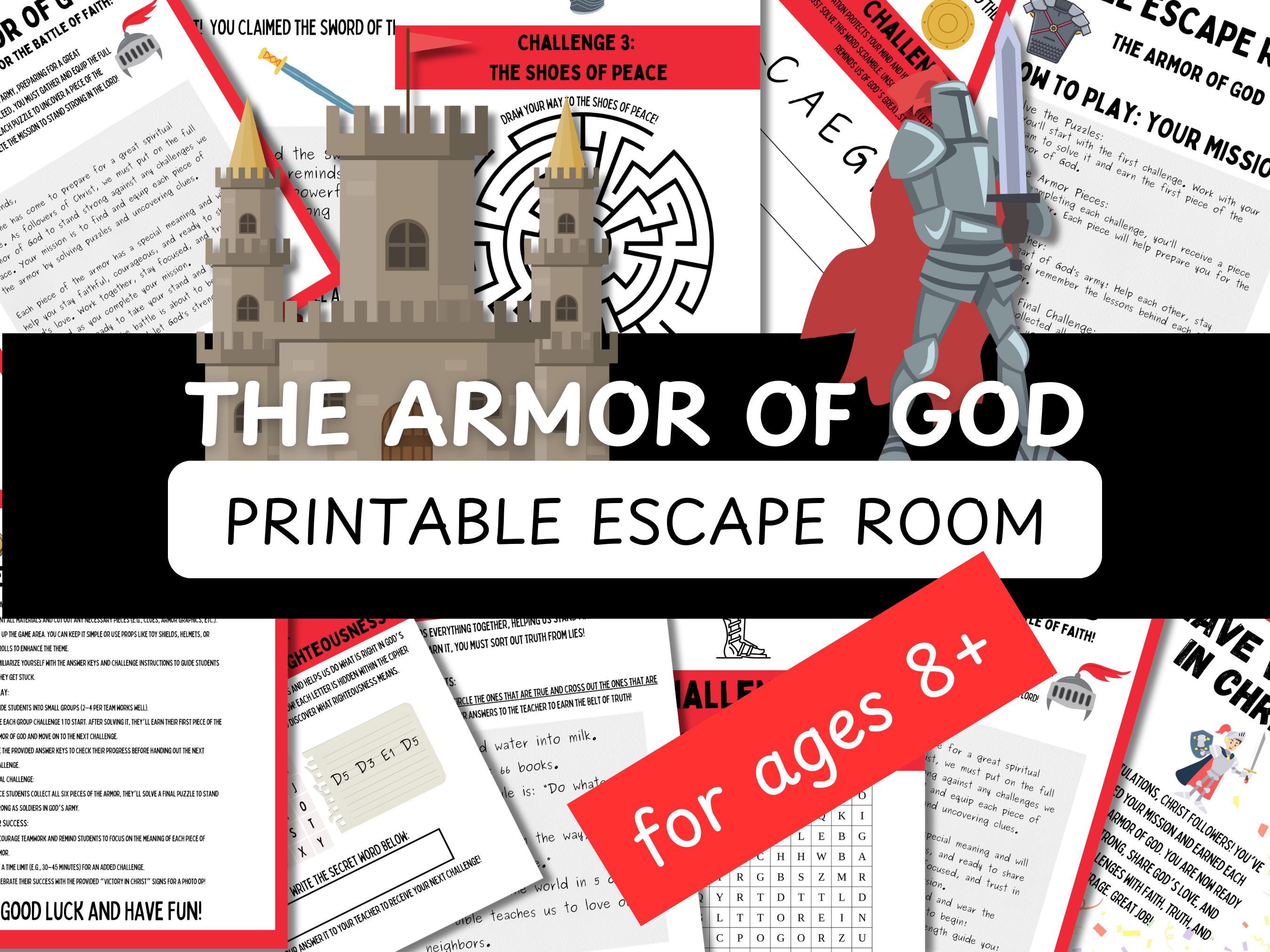 Christian Escape Room | Bible Escape Room for Kids | Christian Team ...