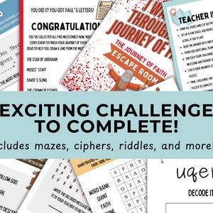 Christian Escape Room | Bible Escape Room for Kids | Christian Team ...