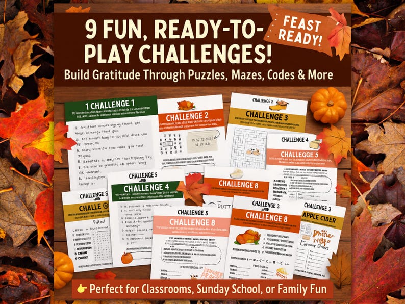 Thanksgiving Escape Room | Thanksgiving Escape Room for Kids ...