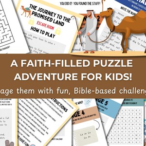 Christian Escape Room for Kids | Bible Escape Room for Kids | Christian ...