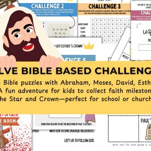 Christian Escape Room | Bible Escape Room for Kids | Christian Team ...