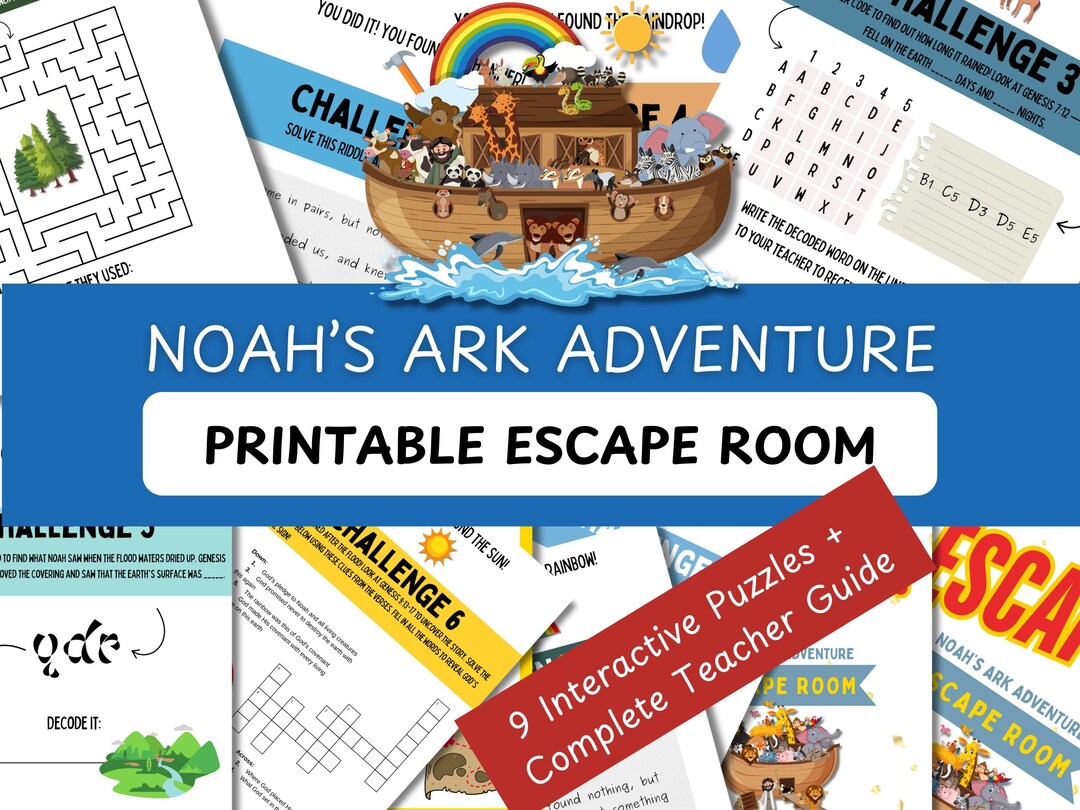 Christian Escape Room | Bible Escape Room for Kids | Christian Team ...