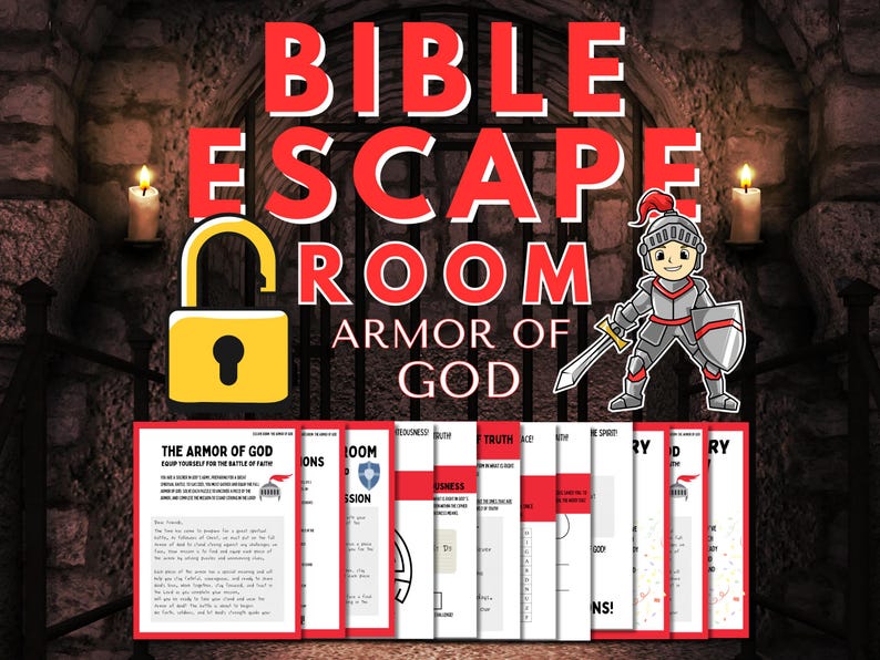 Christian Escape Room | Bible Escape Room for Kids | Christian Team ...
