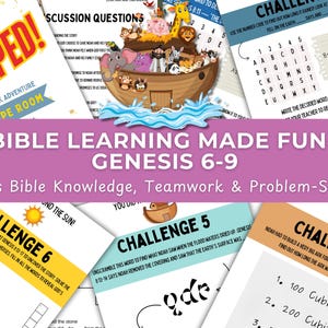 Noah's Ark Christian Escape Room | Bible Escape Room for Kids ...