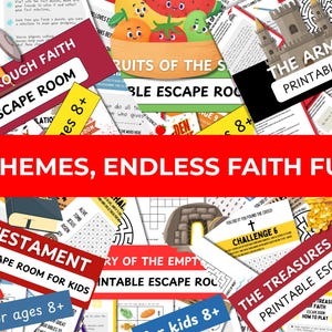 Christian Escape Room | Bible Escape Room for Kids | Christian Team ...