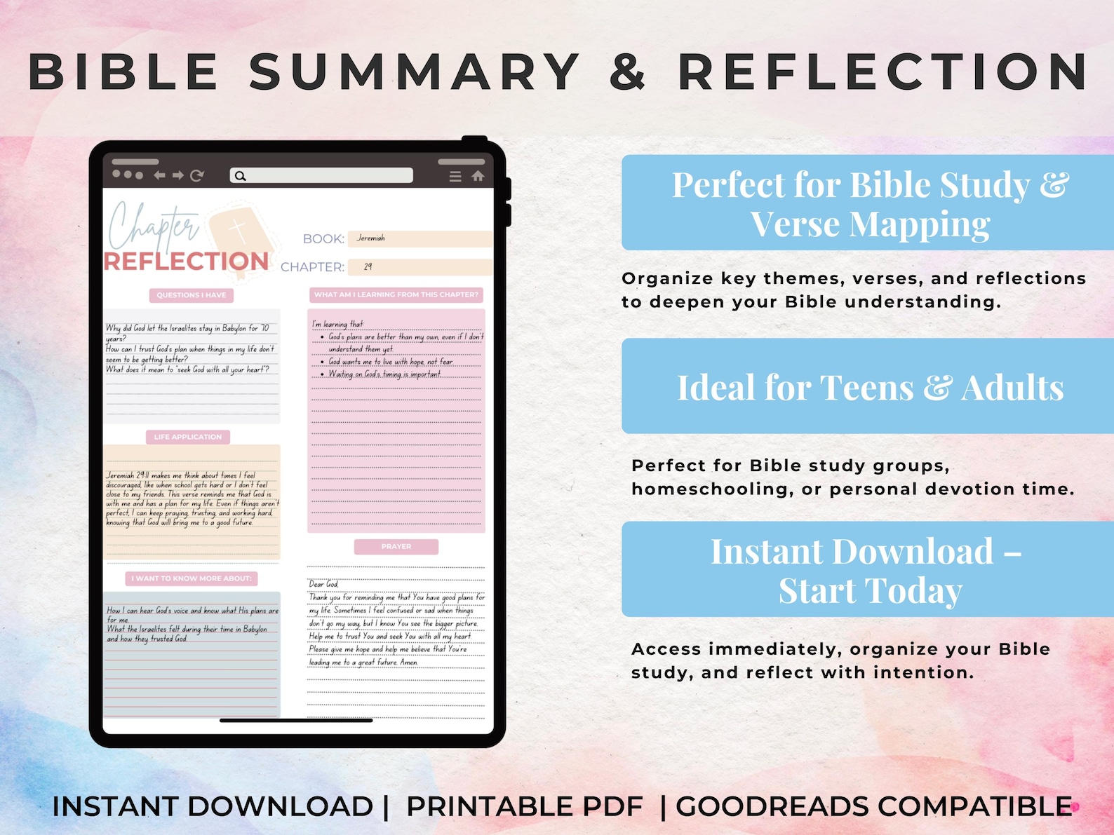 Verse Mapping | Bible Verse Mapping | Bible Study Guide | Bible Chapter ...