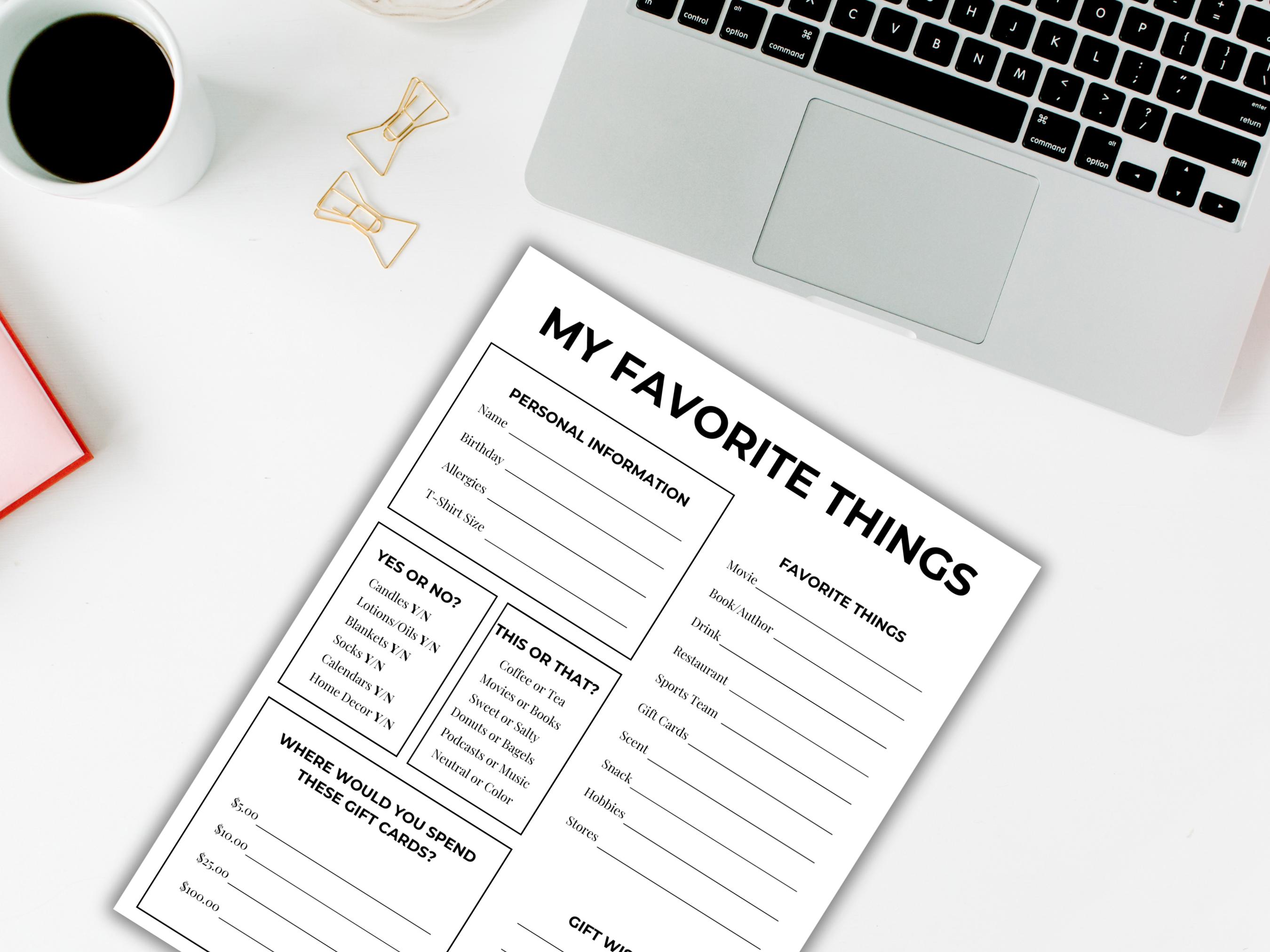 Team Building Get to Know Me Questionnaire Printable | Employee ...