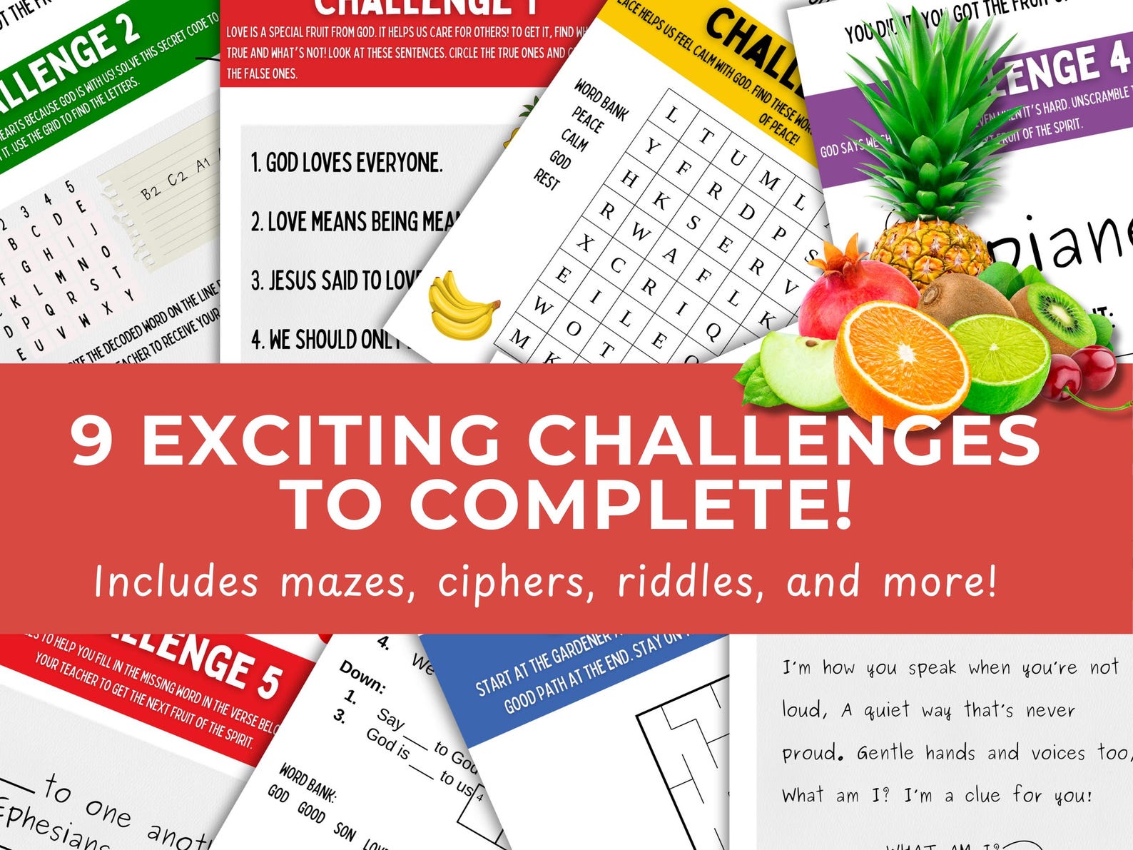 Christian Escape Room | Bible Escape Room for Kids | Christian Team ...