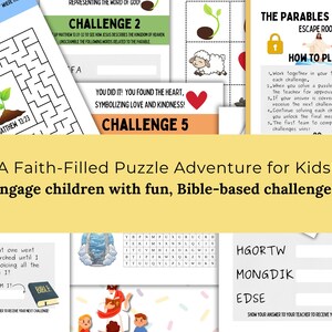Christian Escape Room | Bible Escape Room for Kids | Christian Team ...