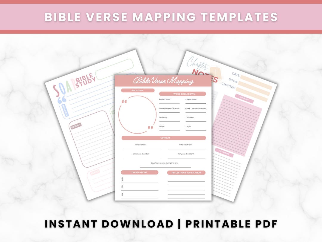 Verse Mapping | | Bible Study Guides | Bible Verse Mapping | Bible ...