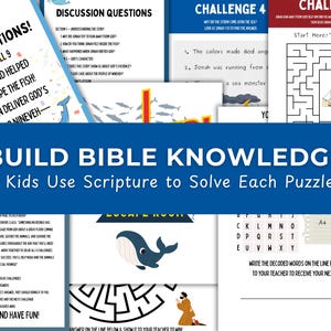 Christian Escape Room for Kids | Bible Escape Room for Kids | Christian ...