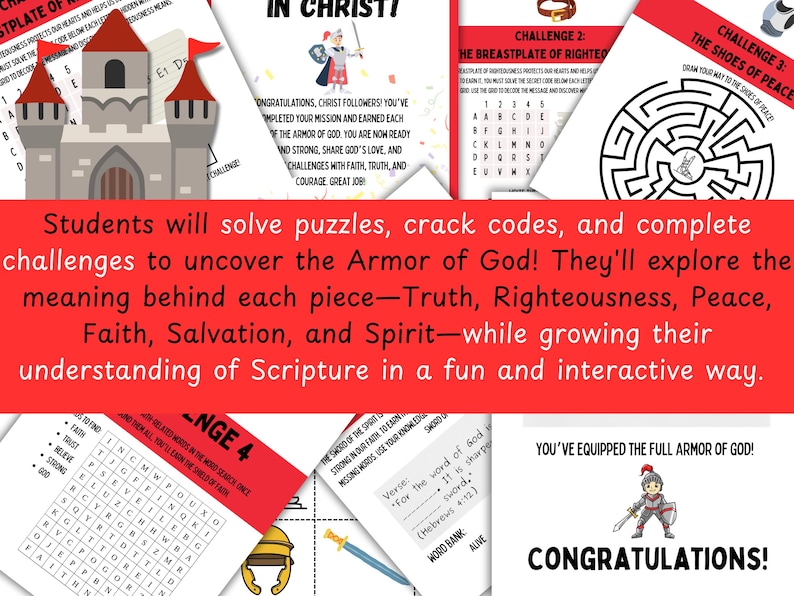 Christian Escape Room | Bible Escape Room for Kids | Christian Team ...