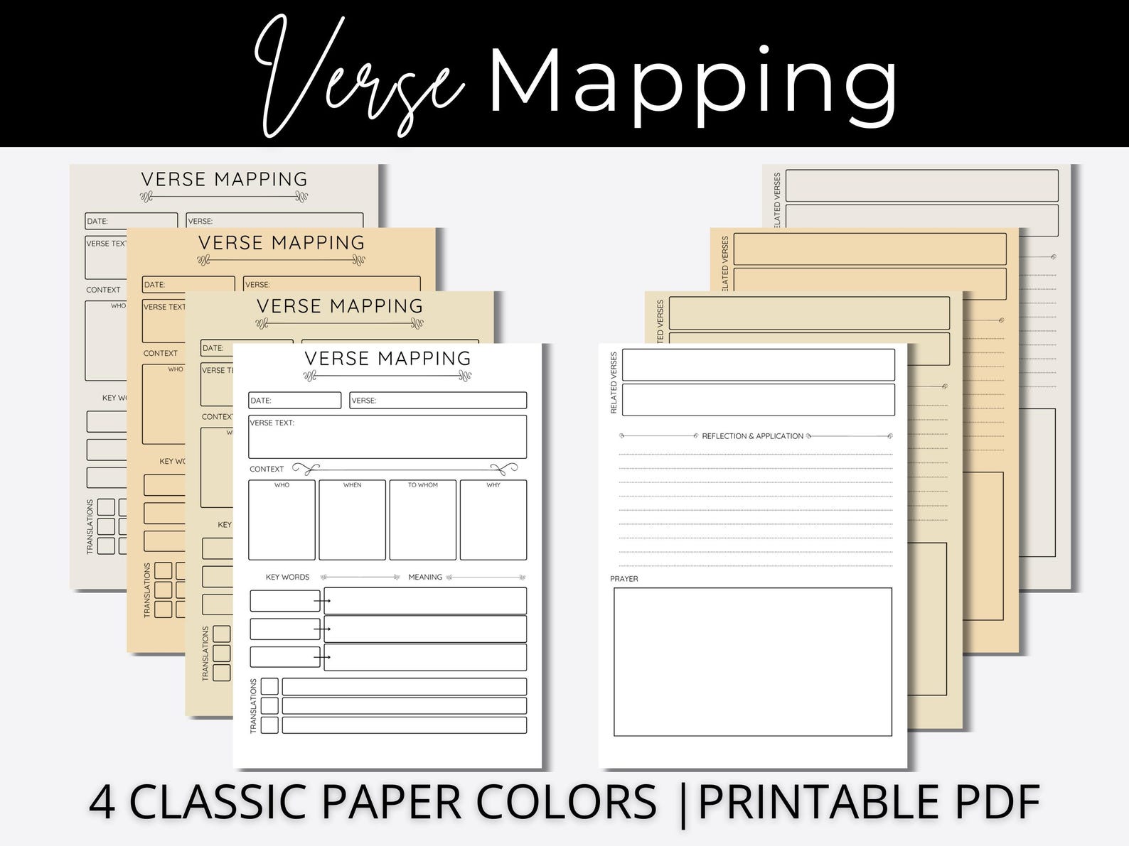 Verse Mapping | Bible Verse Mapping | Bible Study Guide | Bible Study ...