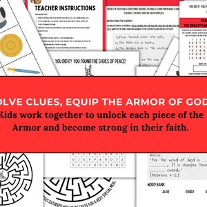 Christian Escape Room | Bible Escape Room for Kids | Christian Team ...