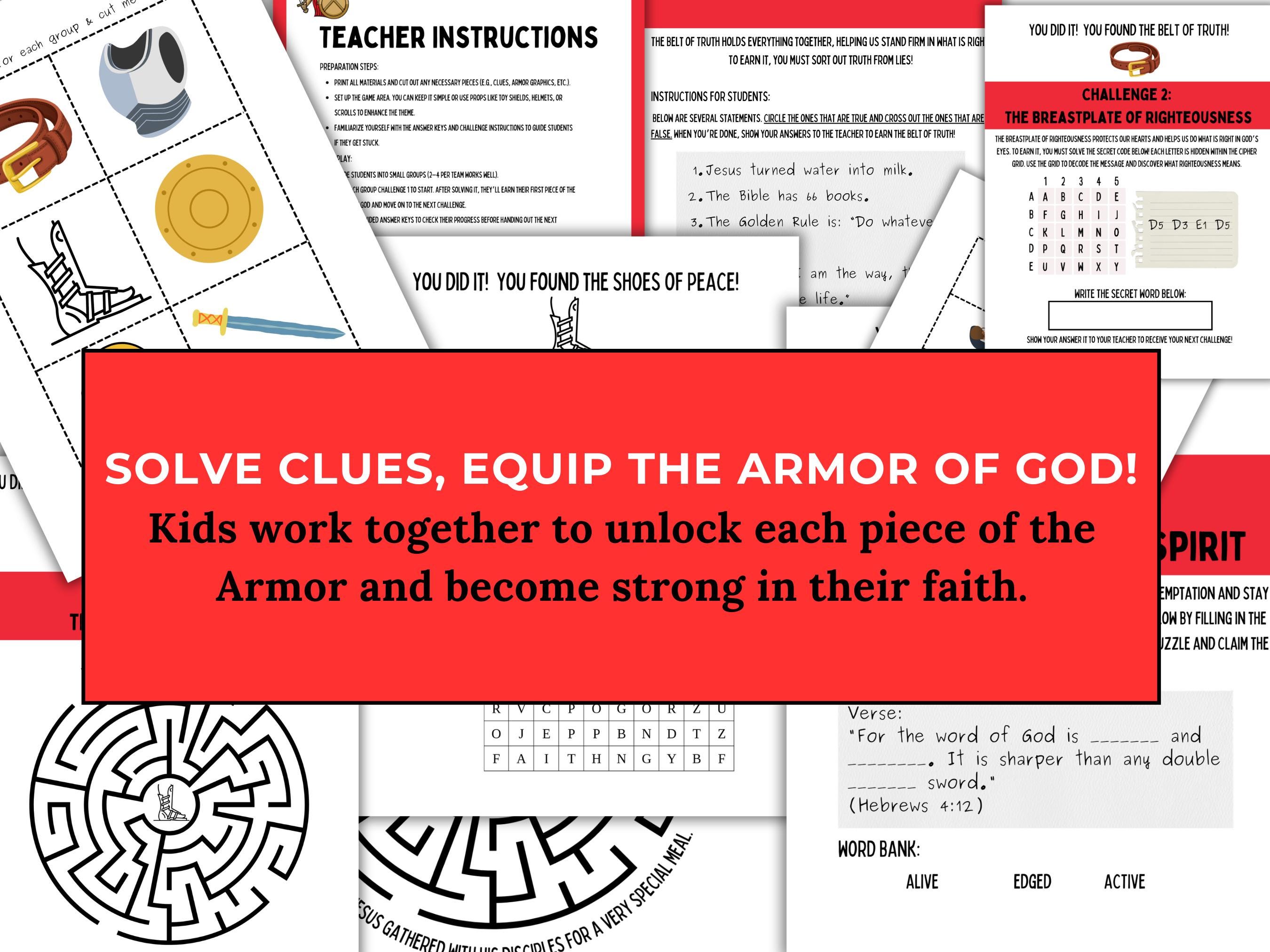 Christian Escape Room | Bible Escape Room for Kids | Christian Team ...