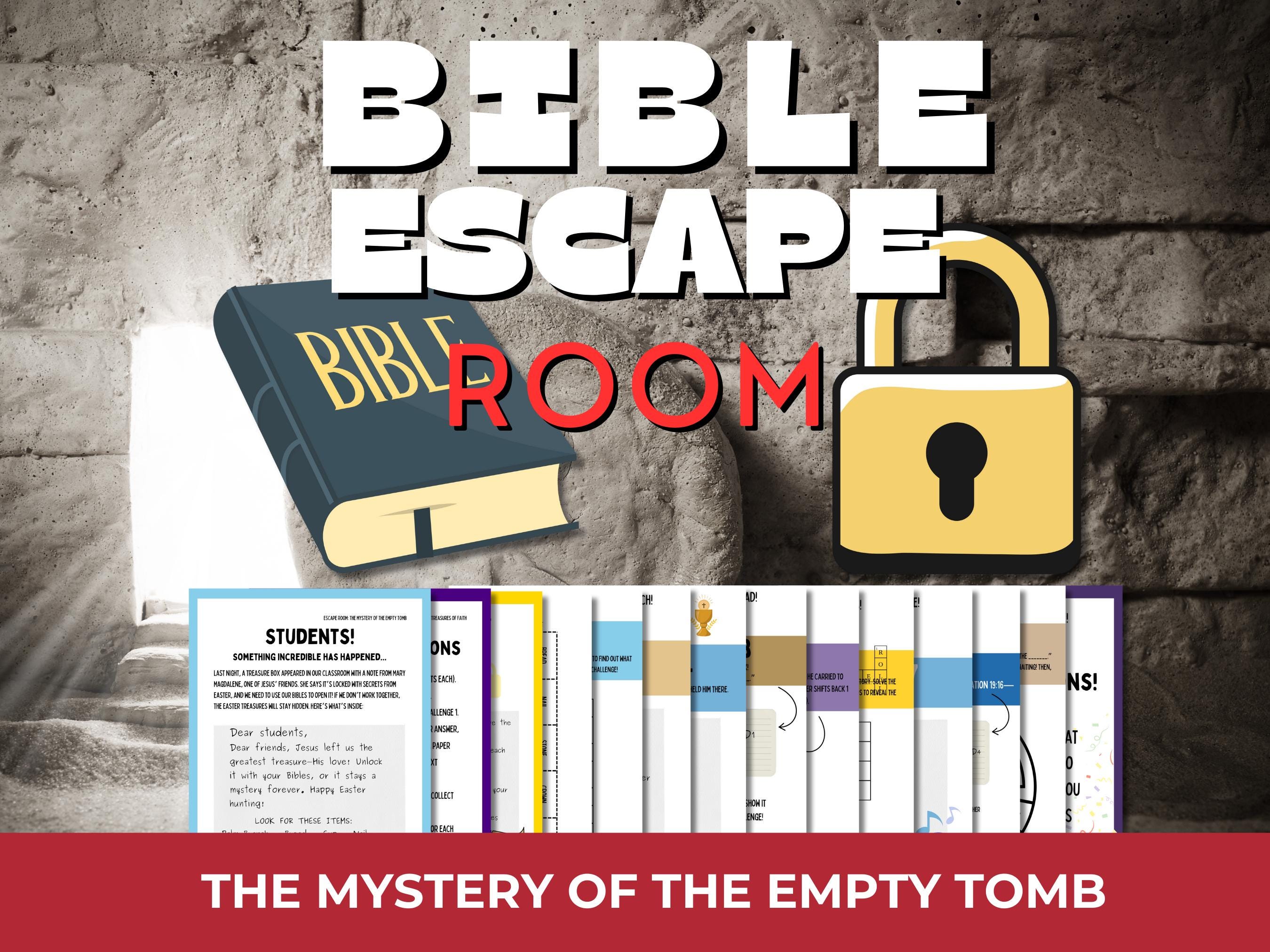 Christian Escape Room | Bible Escape Room for Kids | Christian Team ...
