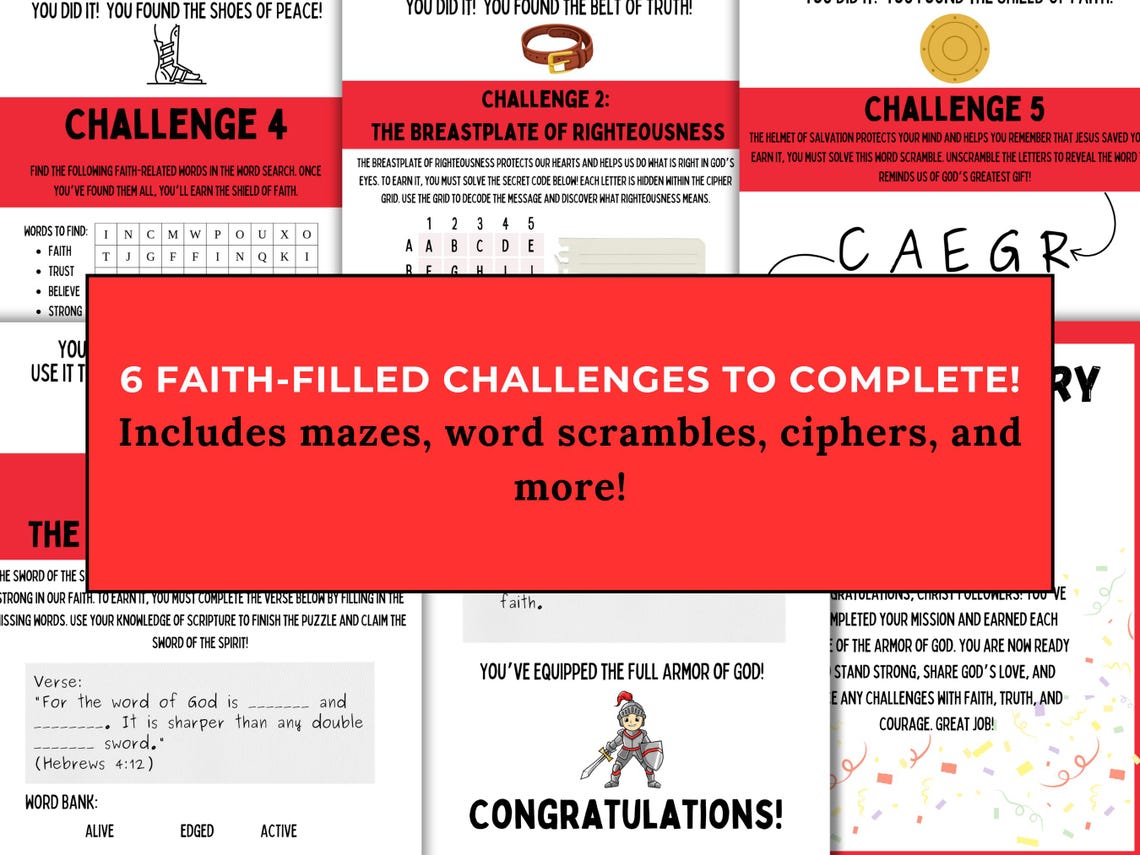 Christian Escape Room | Bible Escape Room for Kids | Christian Team ...