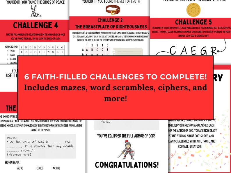 Christian Escape Room | Bible Escape Room for Kids | Christian Team ...