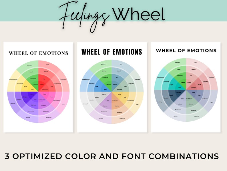 Wheel of Feelings | Feelings Wheel | Emotions Wheel | Wheel of Emotions ...